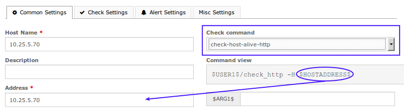 Changing Host Alive Check