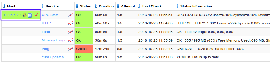 Changing Host Alive Check